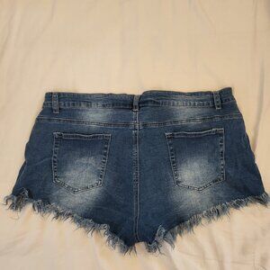 Shorts | Ripped And Washed Design Jean Shorts Nwot | Poshmark